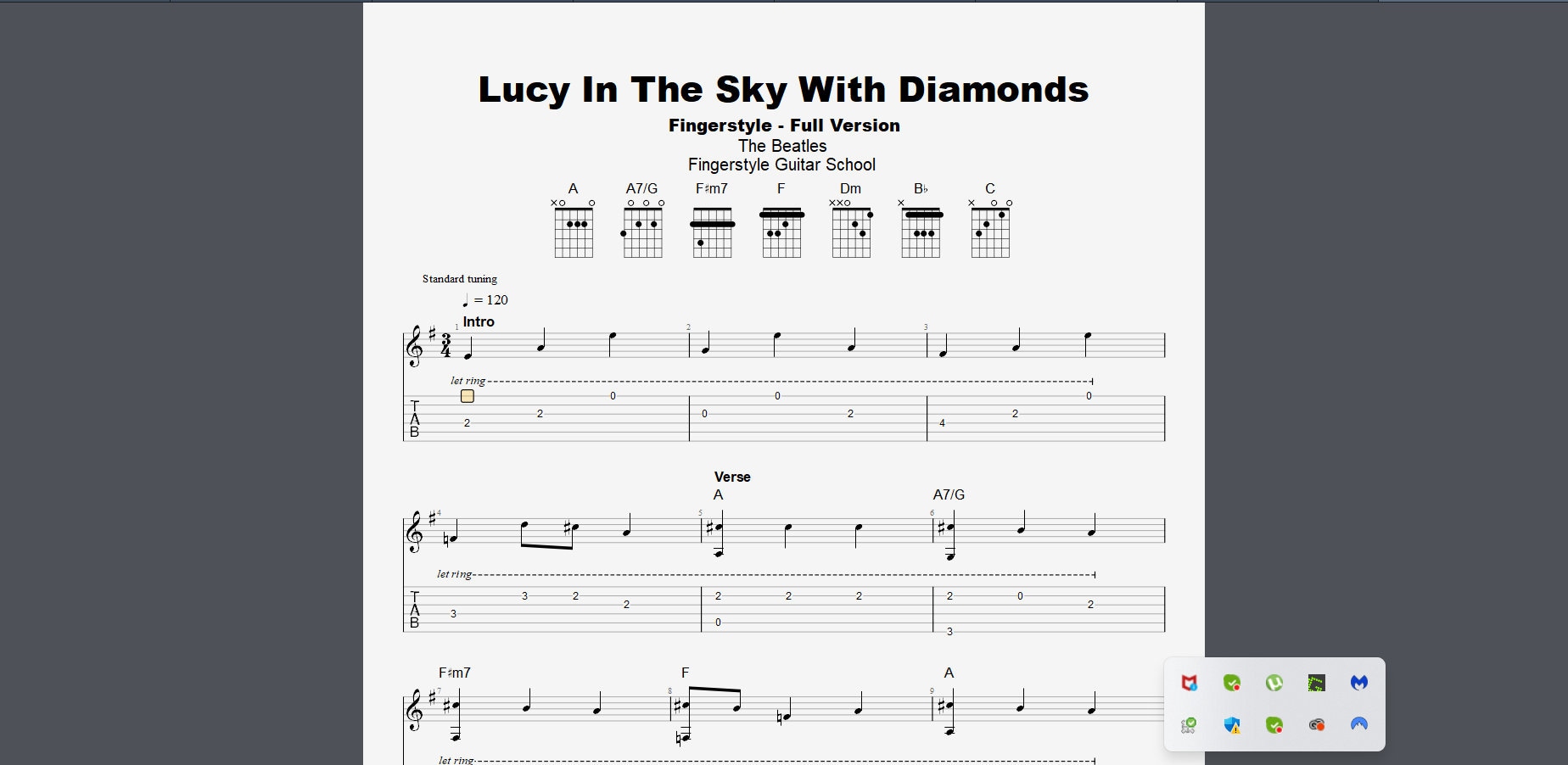 200+ Fingerstyle Guitar Tabs Collection - Full & Easy Versions - PDF ...