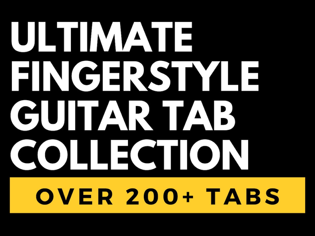 200+ Fingerstyle Guitar Tabs Collection - Full & Easy Versions - PDF ...
