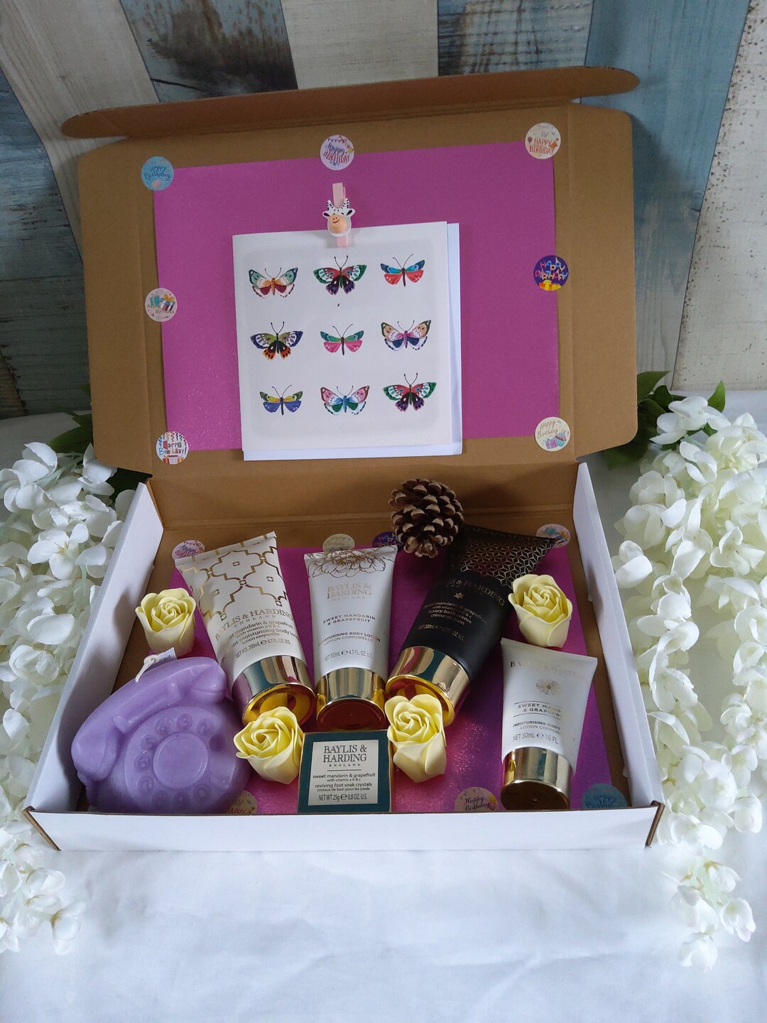 Ladies White Baylis and Harding Gift Set - Etsy