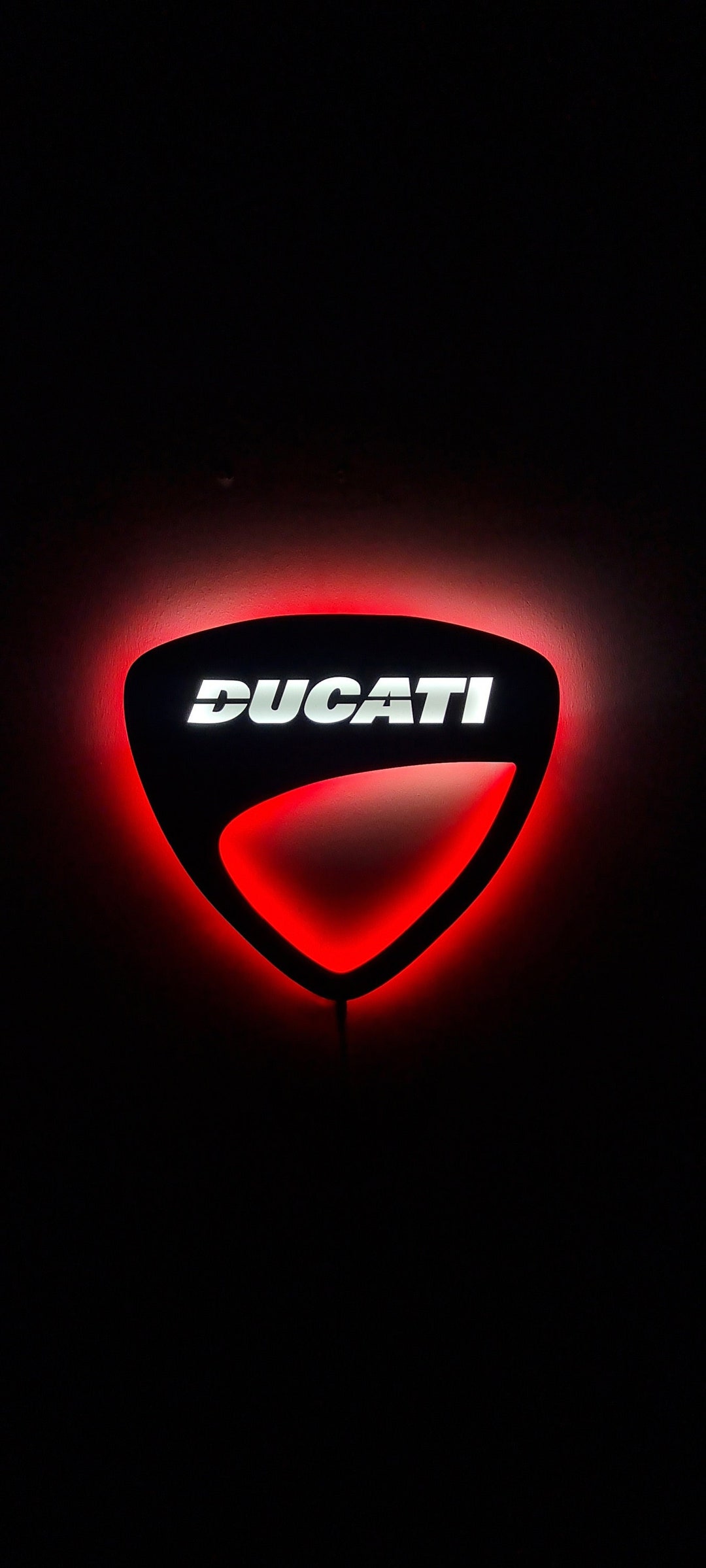 Ducati LED Lighted Sign, Sleek and Modern Motorcycle Illuminated Wall ...