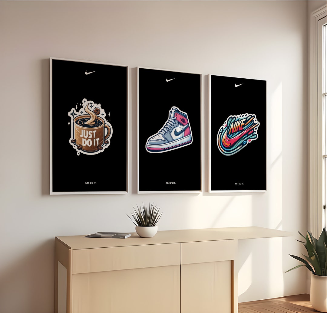Hypebeast Shoe Poster Set of 2, Hypebeast Printable Wall Art, Hypebeast ...