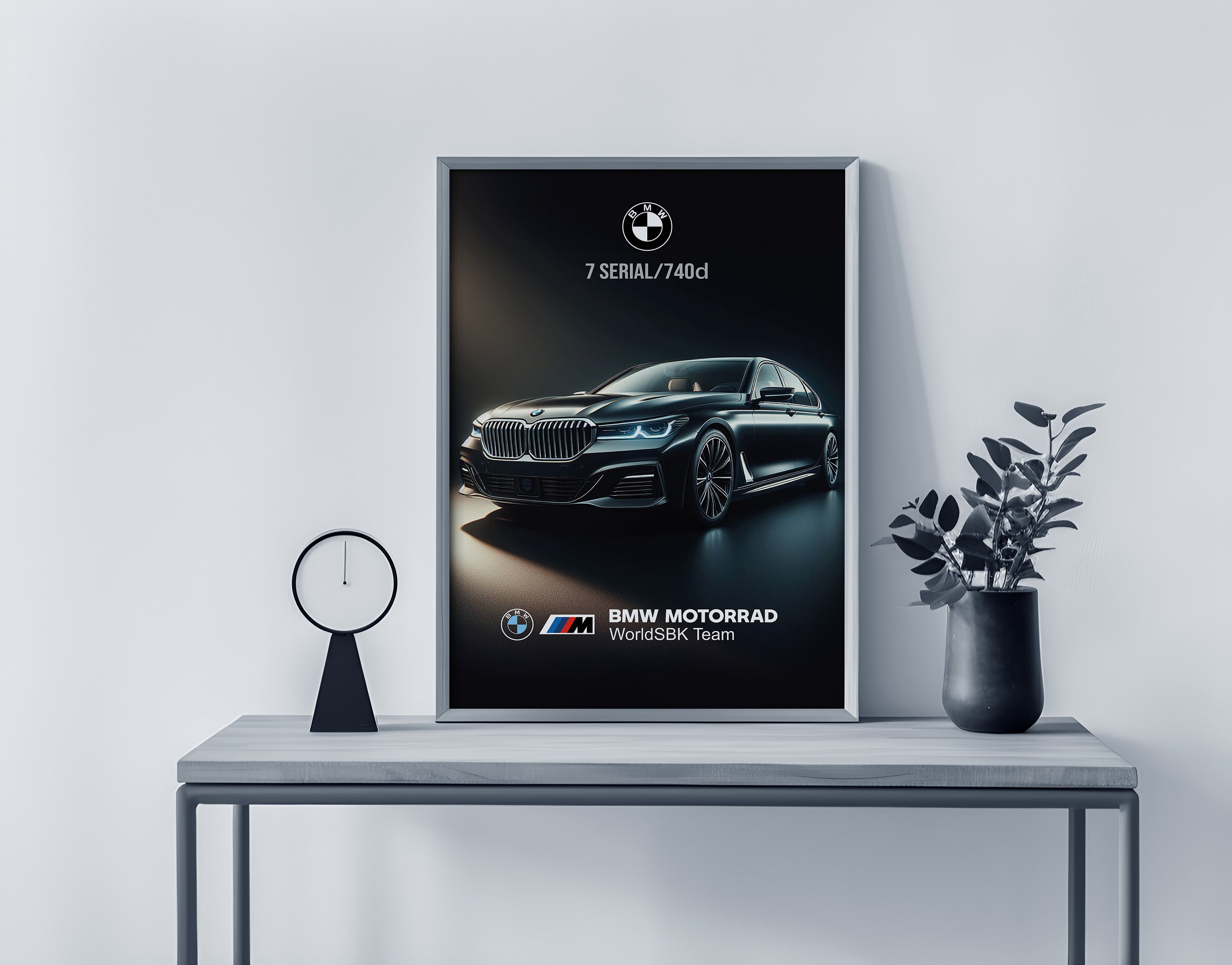 Bmw Car Poster Motivational Bmw Car BLACK DESIGN, BMW Car Poster, Set ...