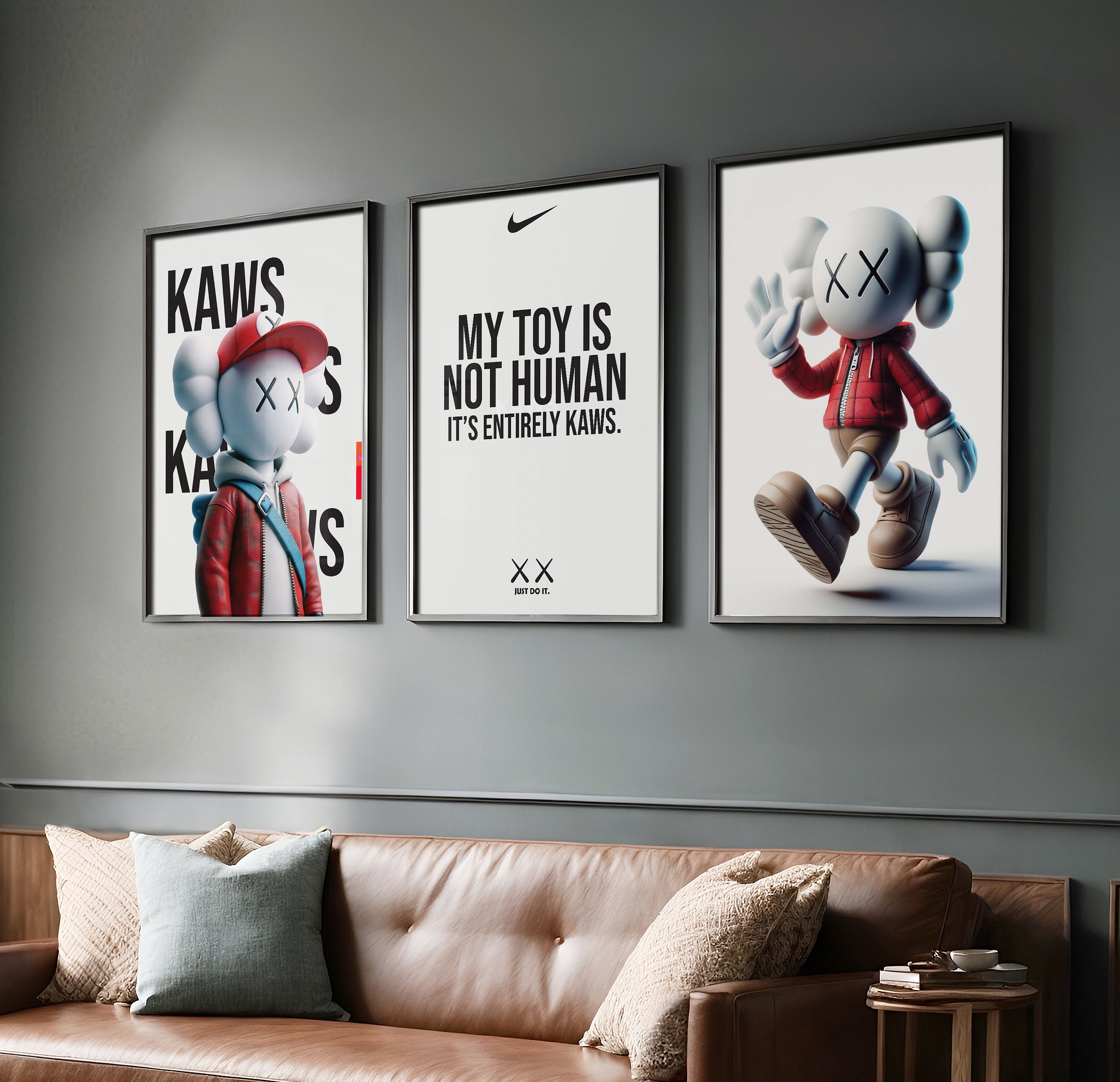 Hypebeast Toys Poster Set of 3, Minimalist Hypebeast Shoe Poster ...