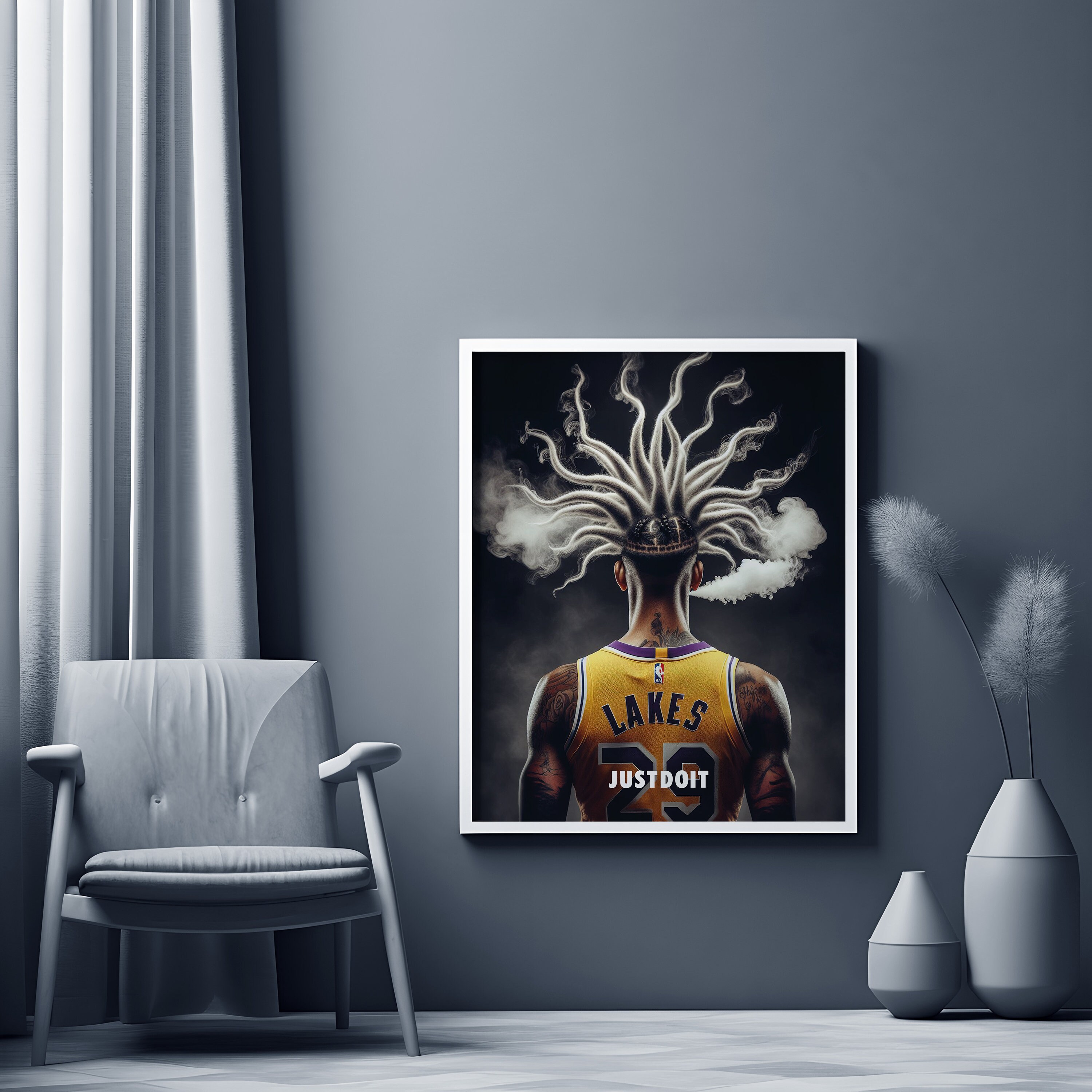 Nike Poster Motivational Quote BLACK DESIGN, Just Do It Poster, Set of ...