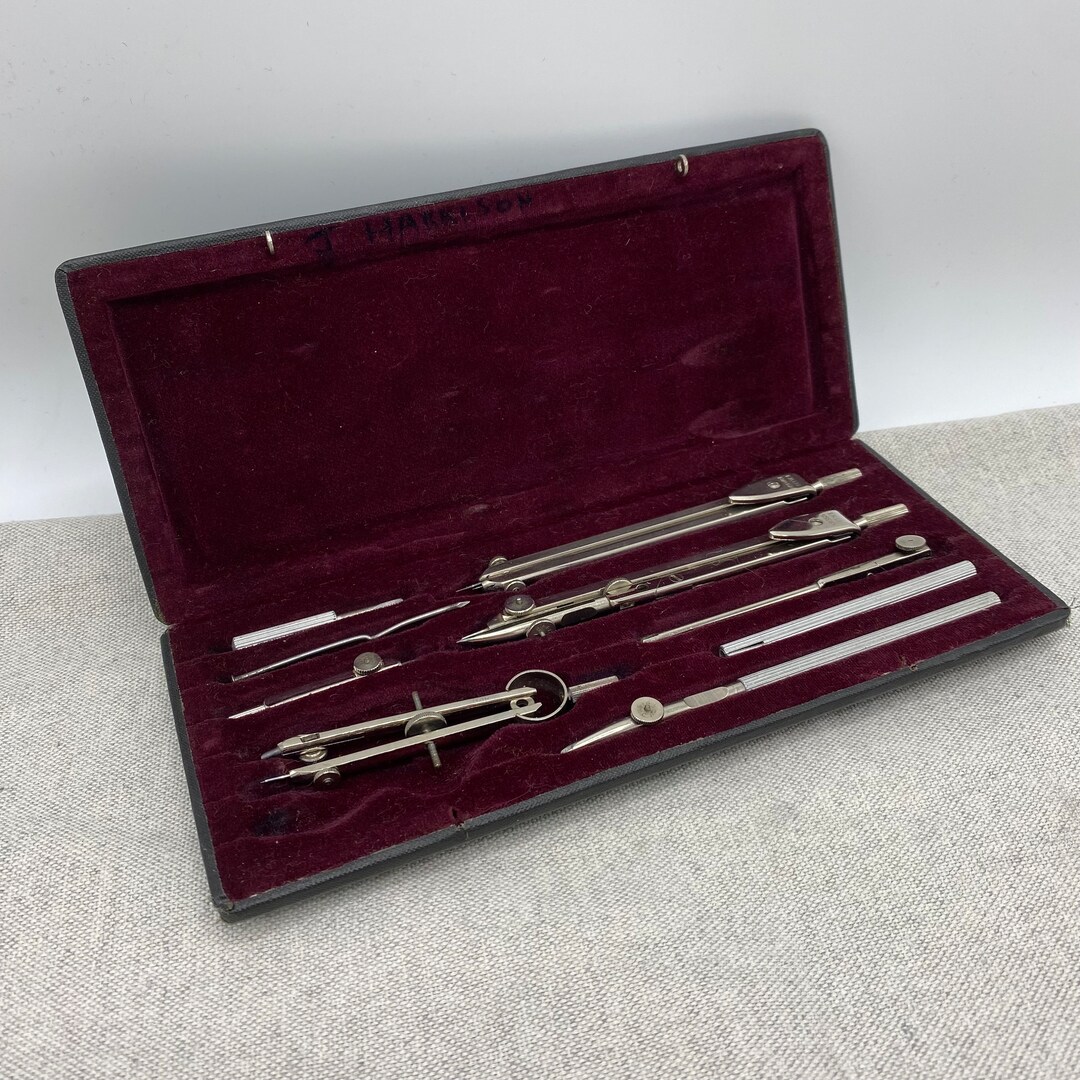 Vintage Set of Draughtsman’s Tools - Etsy UK