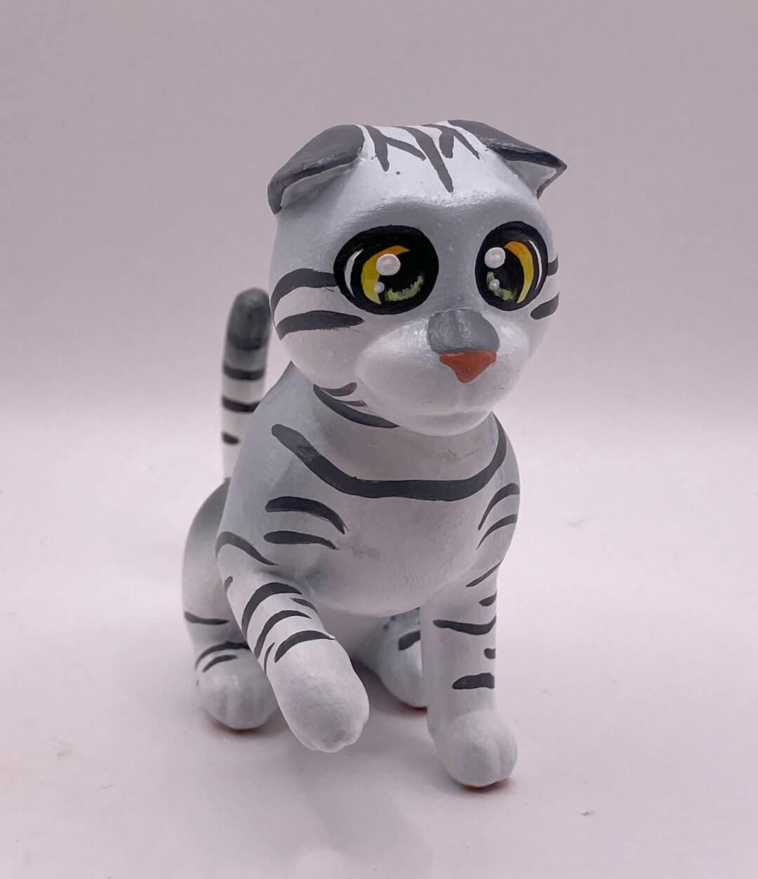 Customized 3d Printed and Painted Scottish Fold Cat - Etsy