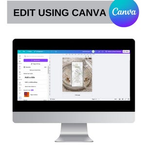 Editable Greenery Olive Tree Menu Card Template, Wedding Dinner Menu ...