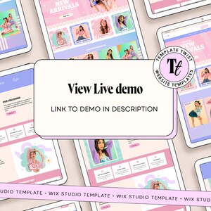 Wix Website Template, Retro Wix Template, Wix Studio, Bright Wix ...