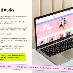 Wix Website Template, Retro Wix Template, Wix Studio, Bright Wix ...