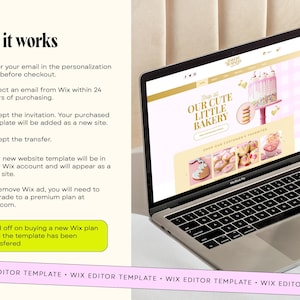 Food Wix Theme, Wix Food Blogger, Wix Ice Cream, Bakery Website, Bakery ...