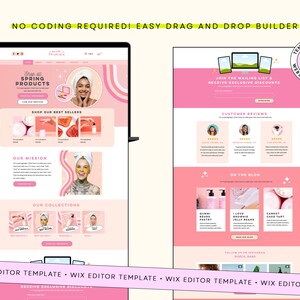 Peach Website, Colorful Website Website Template, Wix Template, Wix ...