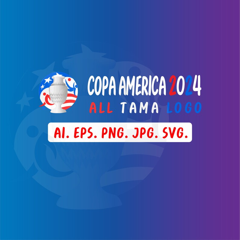Copa América 2024 Team Logo complete / PNG / Ai / SVG / EPS Cricut ...
