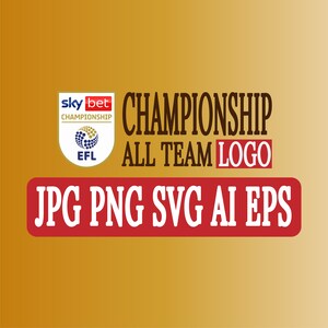 Championship Team Logo complete / PNG / Ai / SVG / EPS Cricut ...