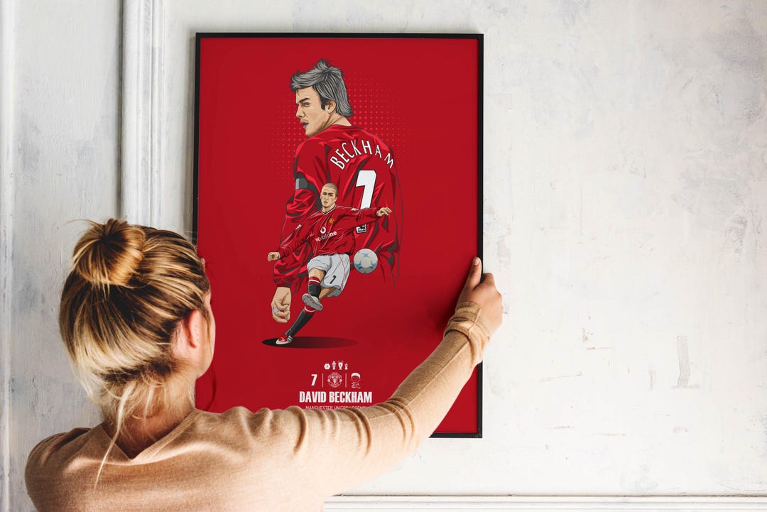 Beckham, David Beckham, David Beckham Poster ,vector Style ,soccer Art ...