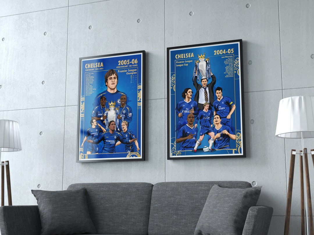 Chelsea Poster ,vector Style ,soccer Art Print, Football Poster - Etsy