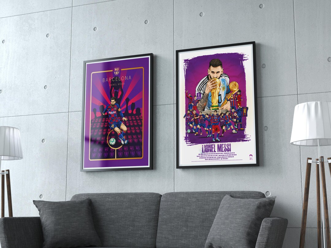 Messi Poster ,vector Style ,soccer Art Print, Football Poster - Etsy
