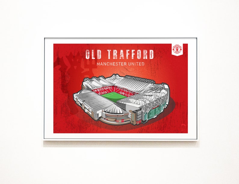 Manchester United, Old Trafford , Stadium, Football, Soccer, Gift, Fan ...