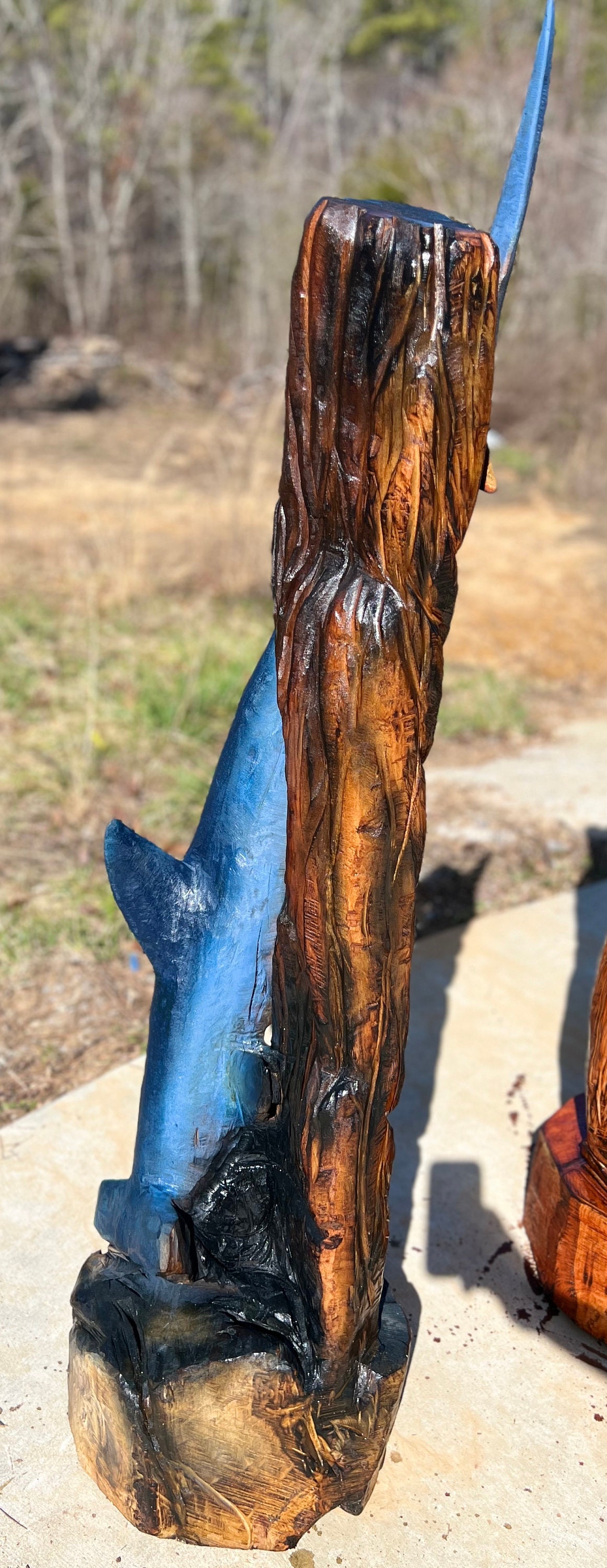 Hammerhead Shark Chainsaw Carving - Etsy