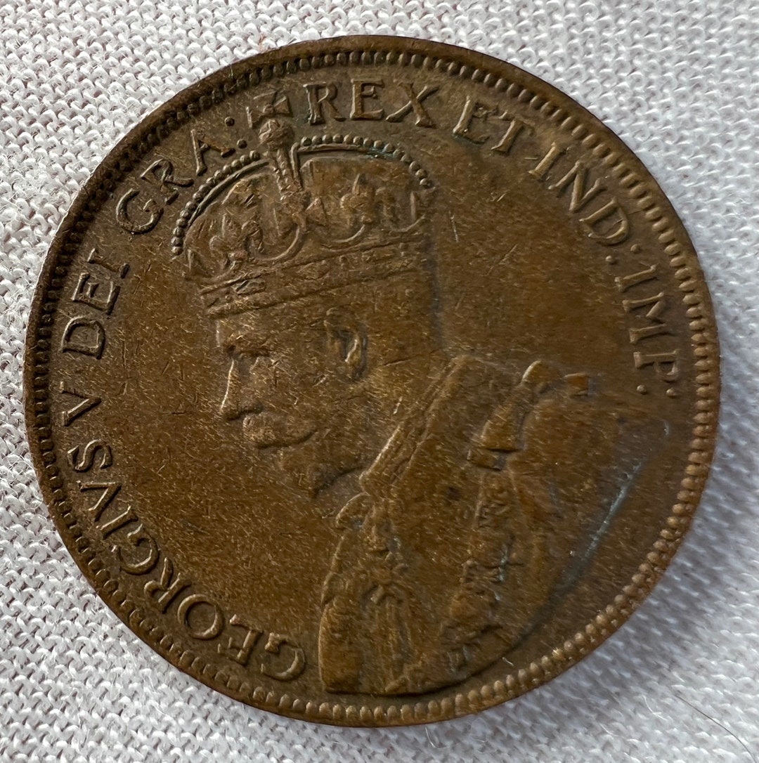 1919 Canada One Cent - No Mint Mark - Very Rare - Canada Cent KM# 21 ...
