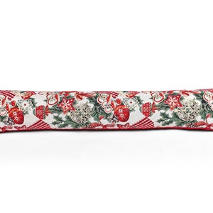 Littens Christmas Festive Woven Tapestry Door Window Draught Excluders ...