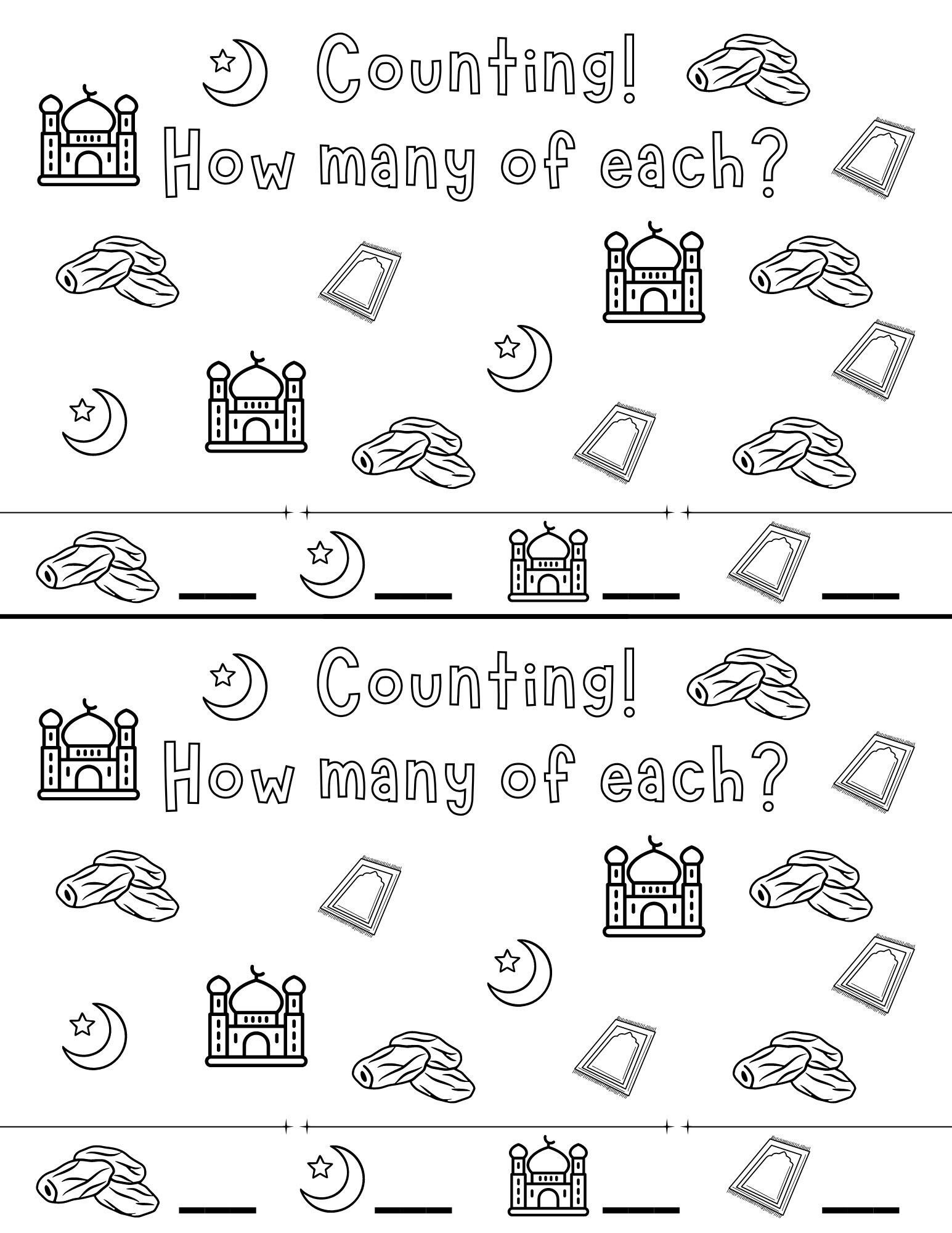Ramadan Activity Book - Preschool - Grade 1 - Etsy