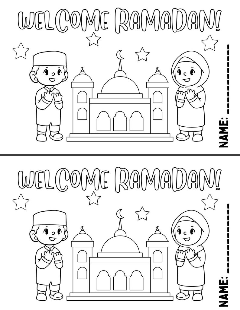 Ramadan Activity Book - Preschool - Grade 1 - Etsy