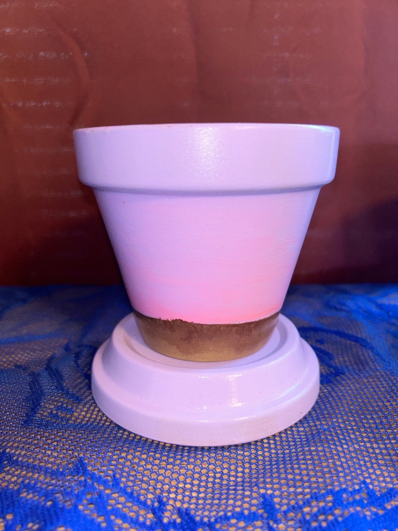 Arizona Mountain Painted Terra Cotta Pot - Etsy