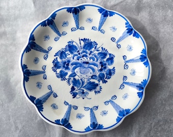 Royal Delft Blue Handpainted Plate 1979 - Collectible Delftware ...