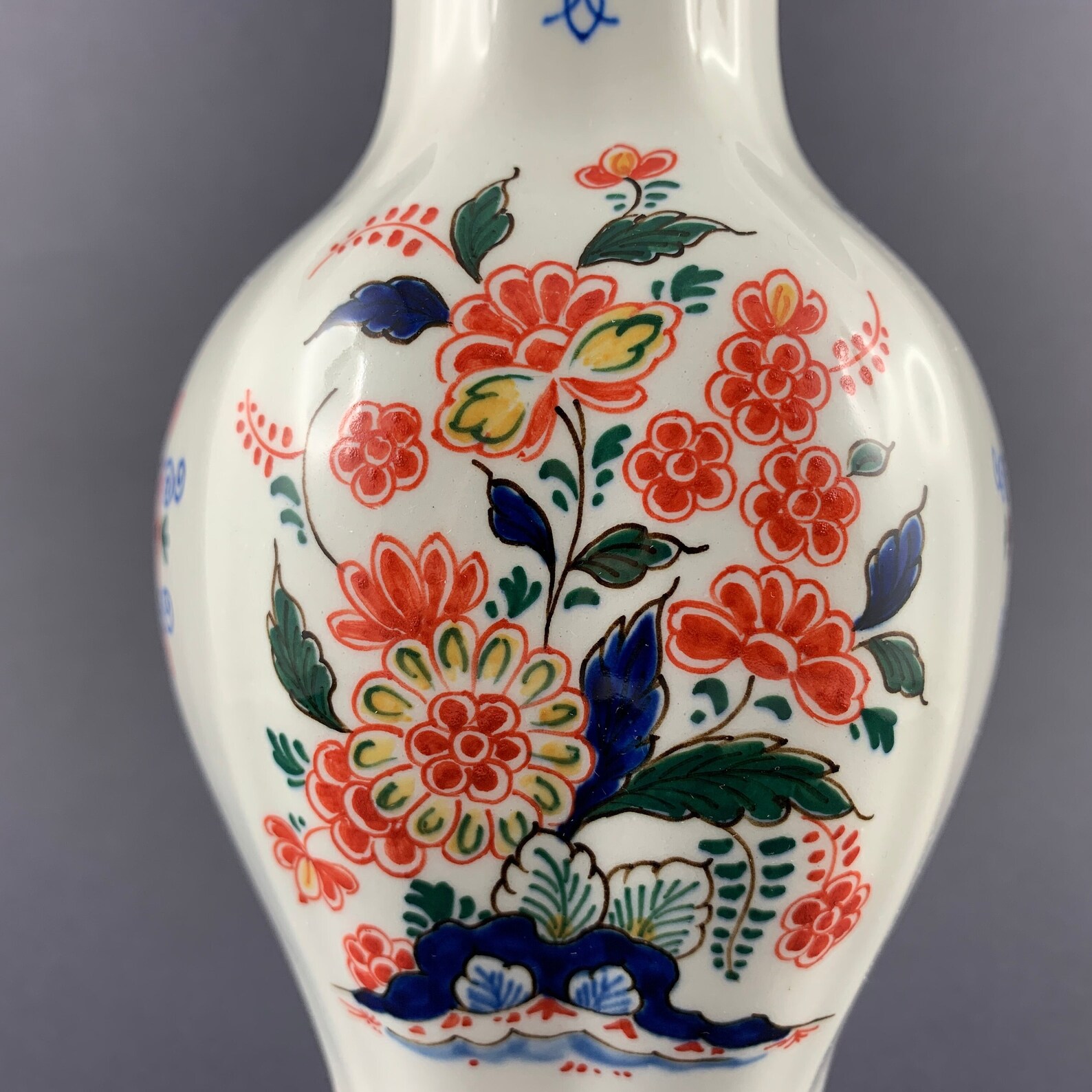 Royal Delft Polychrome Vase 2004 Handpainted Collectible Delftware ...