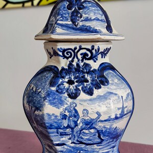 18th Century Delft Blue Vase by De Lampetkan LPK – Authentic Hand ...