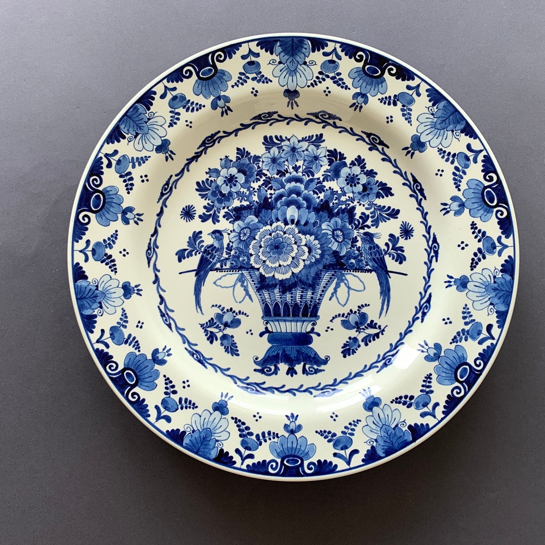 Royal Delft Blue Handpainted Plate 1984 - Collectible Delftware ...