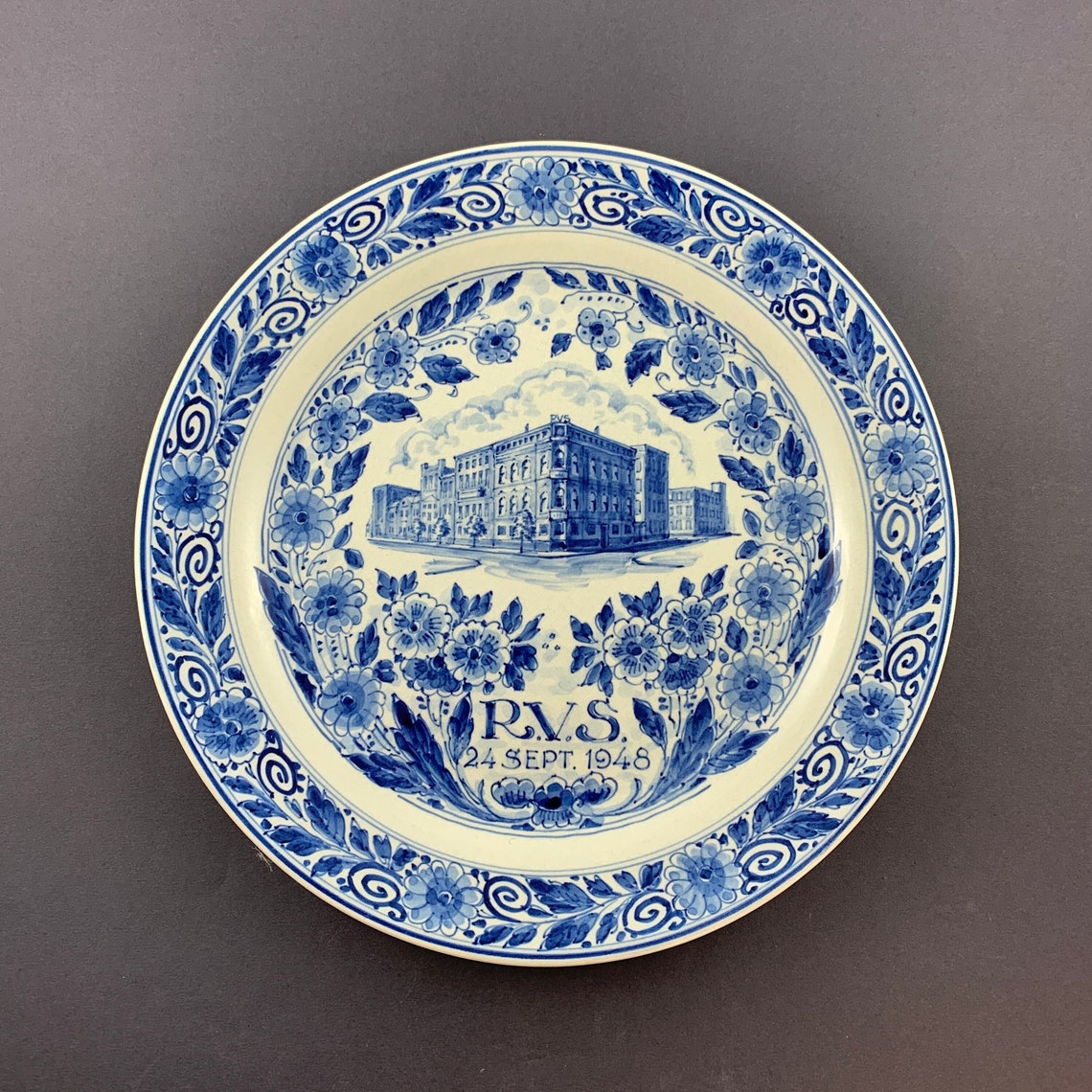 Authentic Royal Delft Blue Plate 1950 - De Porceleyne Fles - to ...