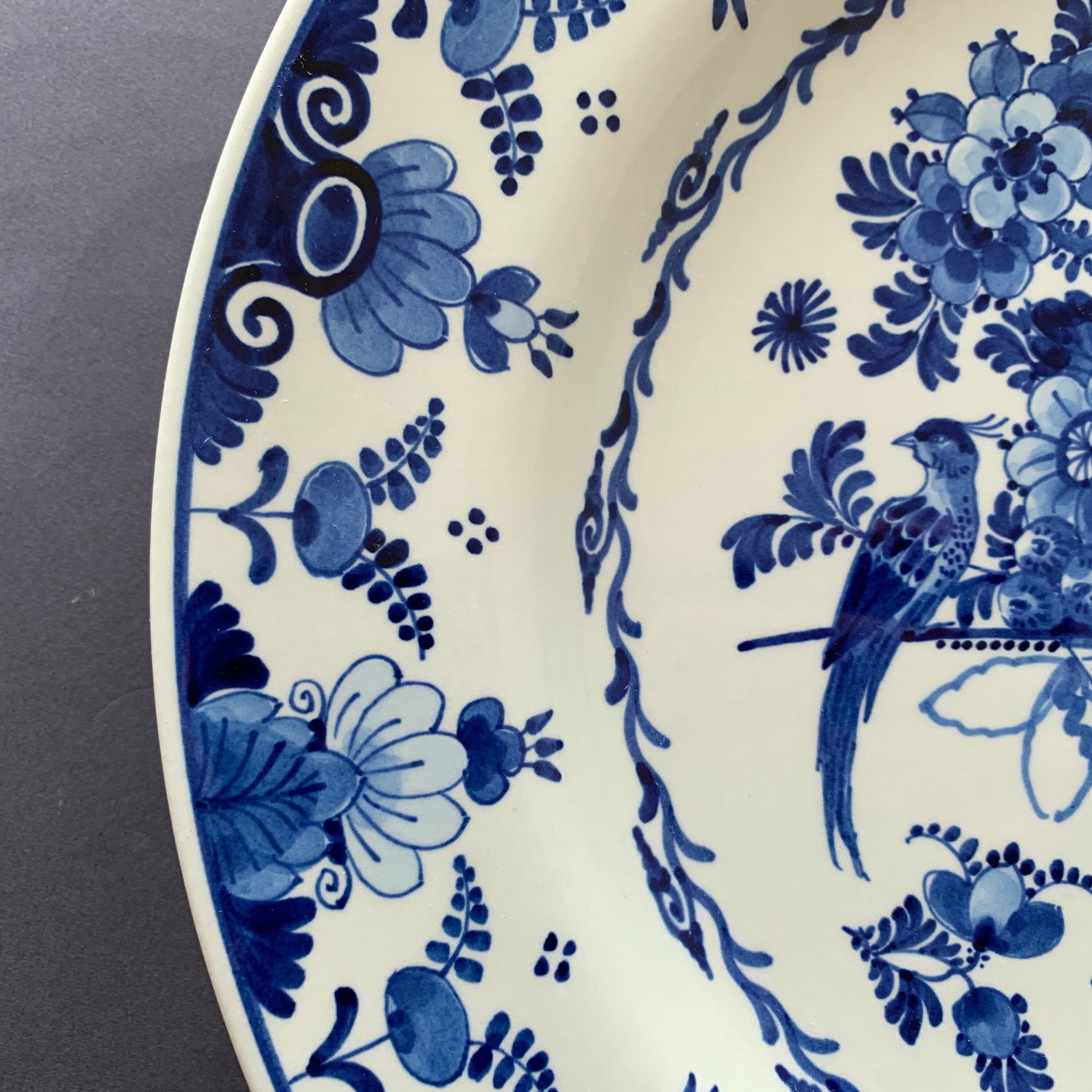 Royal Delft Blue Handpainted Plate 1984 - Collectible Delftware ...