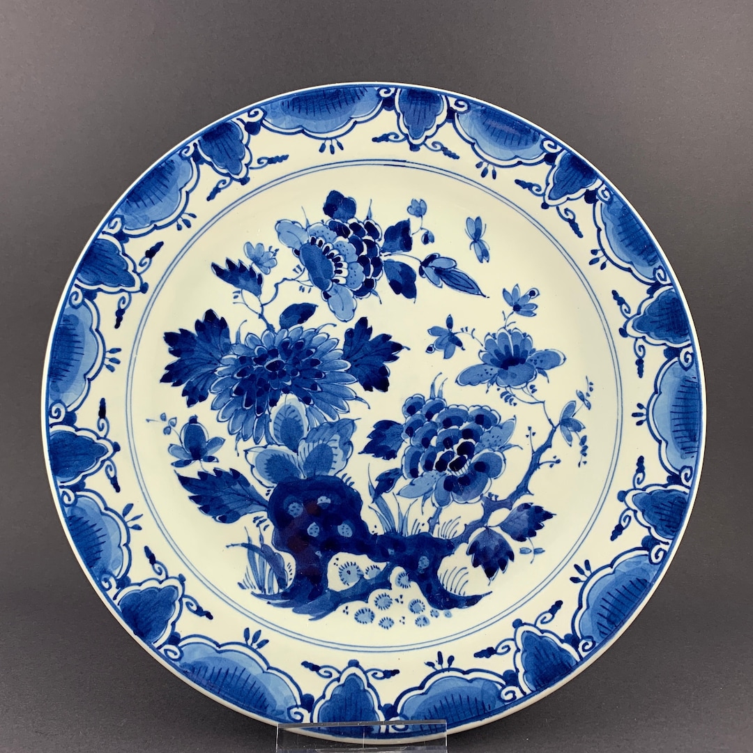 Royal Delft Blue Handpainted Plate 1971 - Collectible Delftware ...