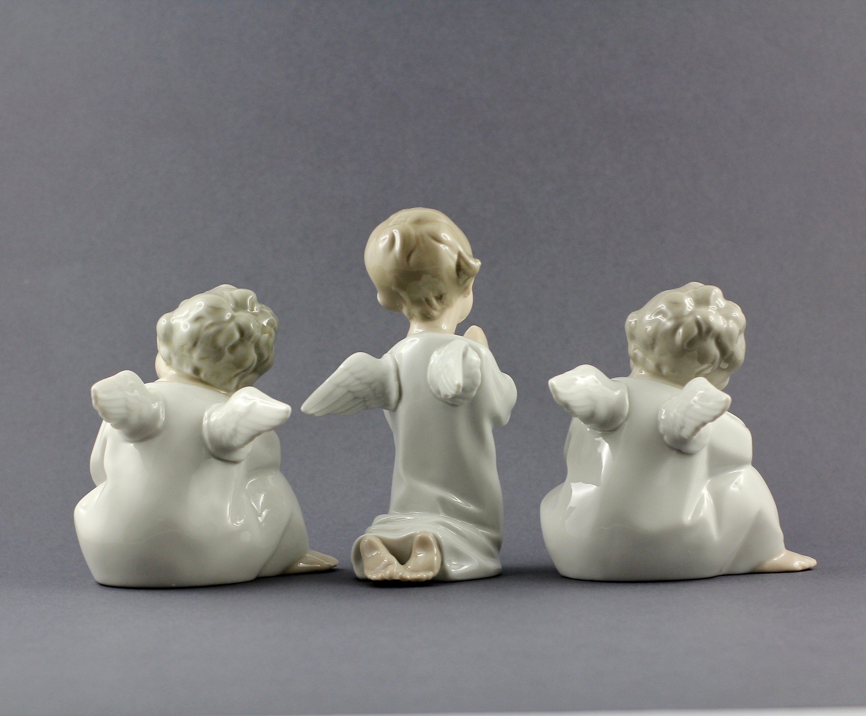 Vintage Lladro Angels Porcelain Figurines Lladro Art Porcelain ...