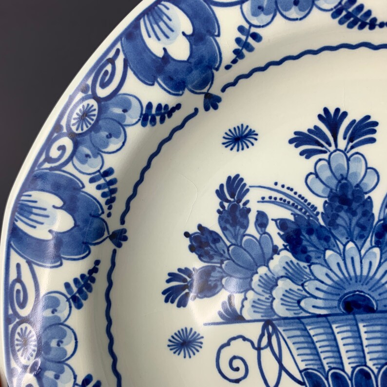 Royal Delft Blue Handpainted Plate 1979 - Collectible Delftware ...