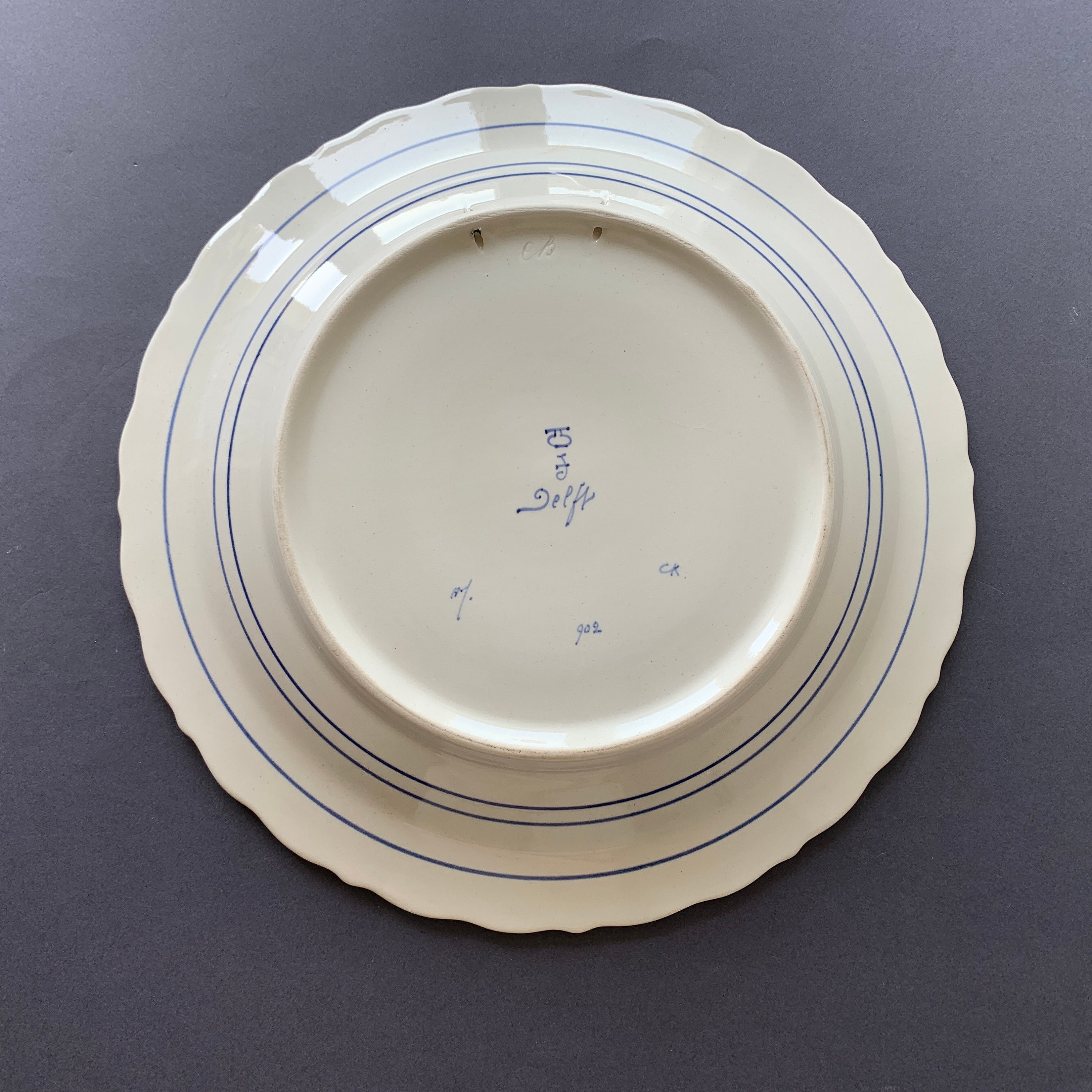 Royal Delft Blue Handpainted Plate 1966 Collectible Delftware Authentic ...