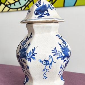 18th Century Delft Blue Vase by De Lampetkan LPK – Authentic Hand ...