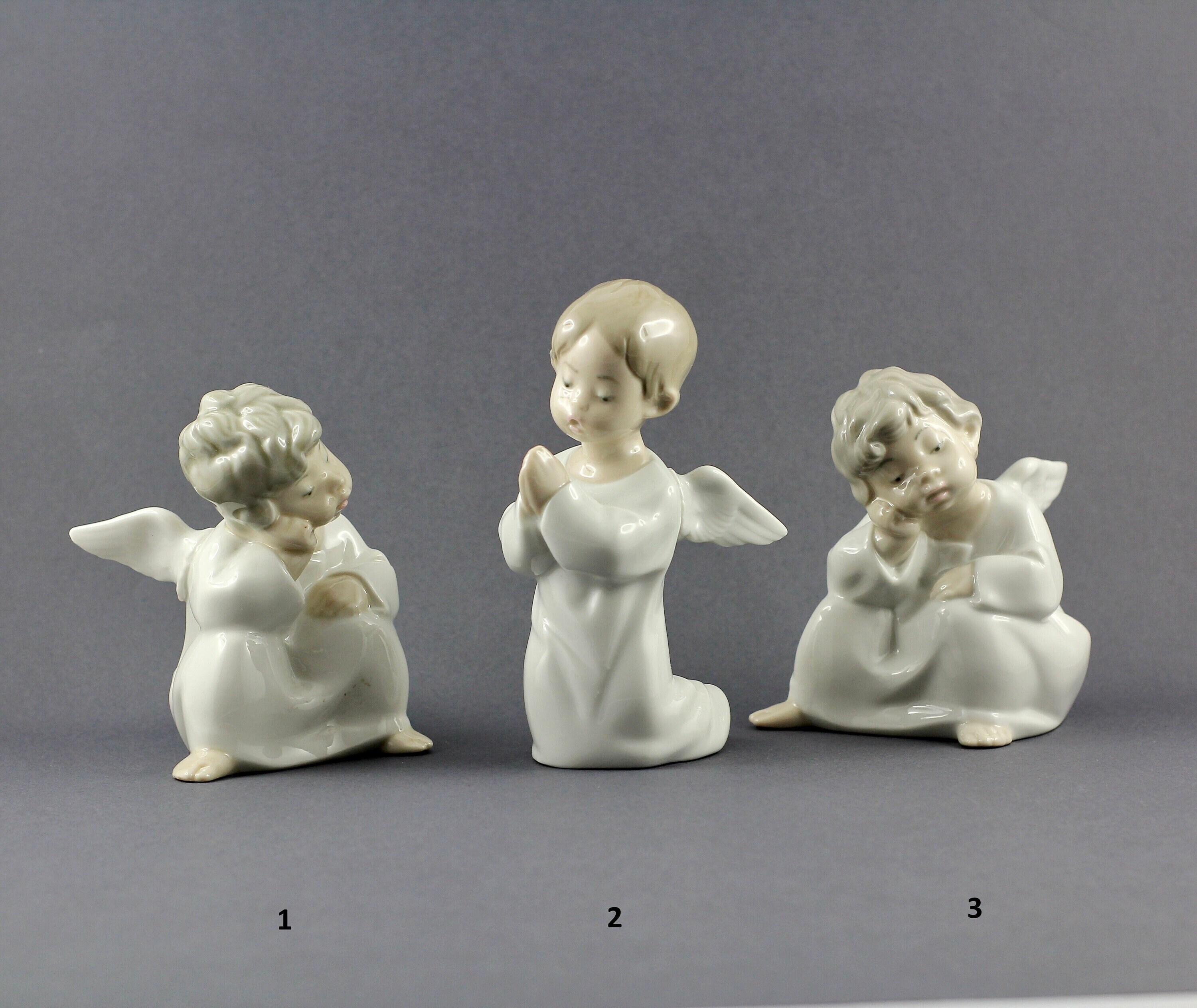 Vintage Lladro Angels Porcelain Figurines Lladro Art Porcelain ...