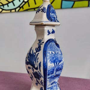 18th Century Delft Blue Vase by De Lampetkan LPK – Authentic Hand ...