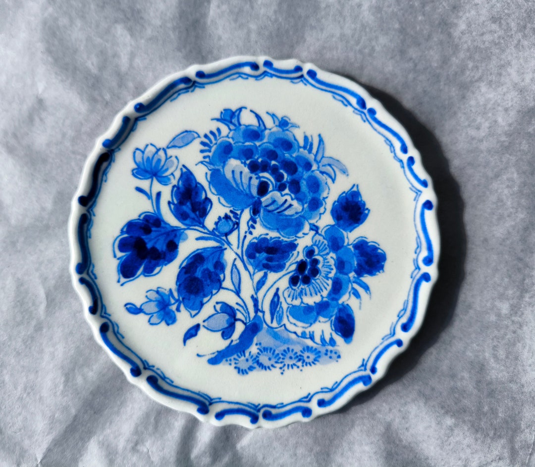 Royal Delft Blue Handpainted Plate 1968 - Collectible Delftware ...