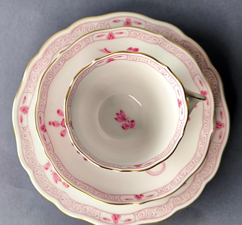 Meissen Coffee Set Blue Crossed Swords Coffee Cup With Saucer and Plate ...