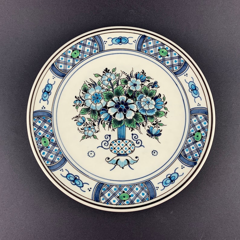 Royal Delft Polychrome Handpainted Plate 1988 - Collectible Delftware ...