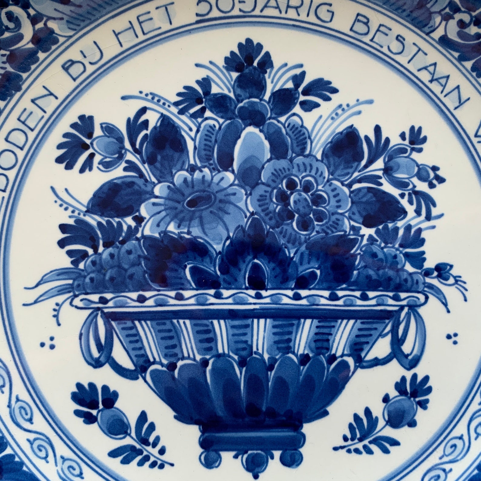 Royal Delft Blue Handpainted Plate 1966 Collectible Delftware Authentic ...