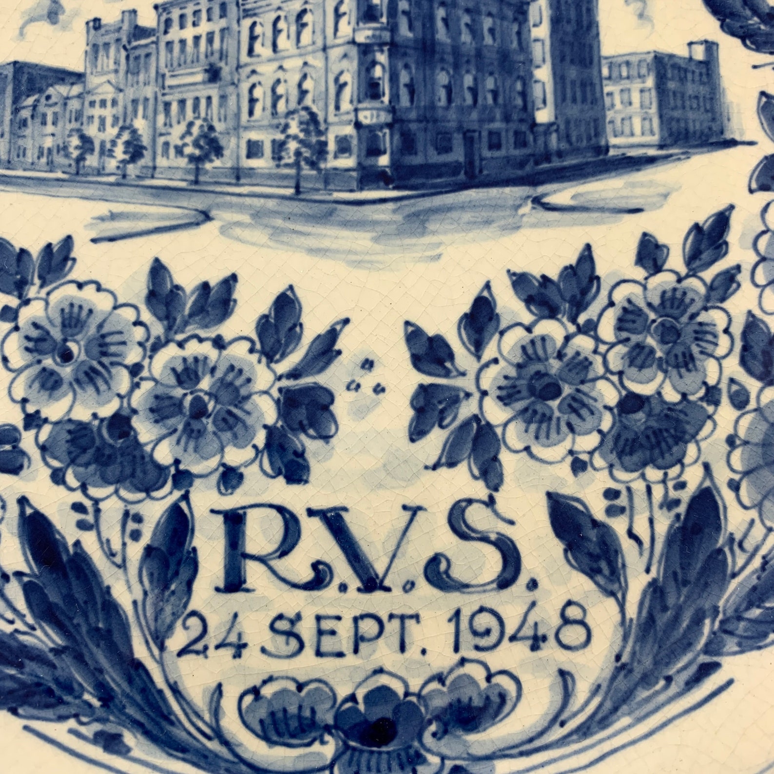 Authentic Royal Delft Blue Plate 1950 - De Porceleyne Fles - to ...