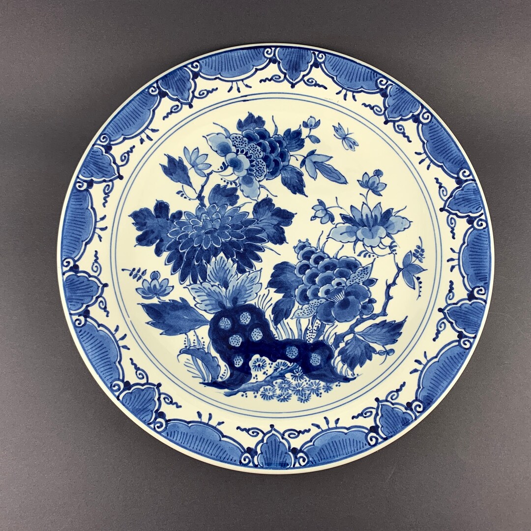 Royal Delft Blue Handpainted Plate 1985 - Collectible Delftware ...