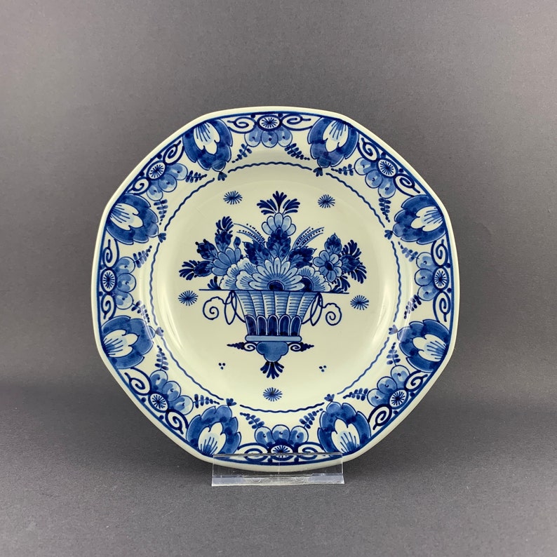 Royal Delft Blue Handpainted Plate 1979 - Collectible Delftware ...