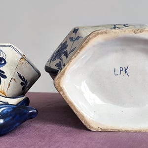 18th Century Delft Blue Vase by De Lampetkan LPK – Authentic Hand ...