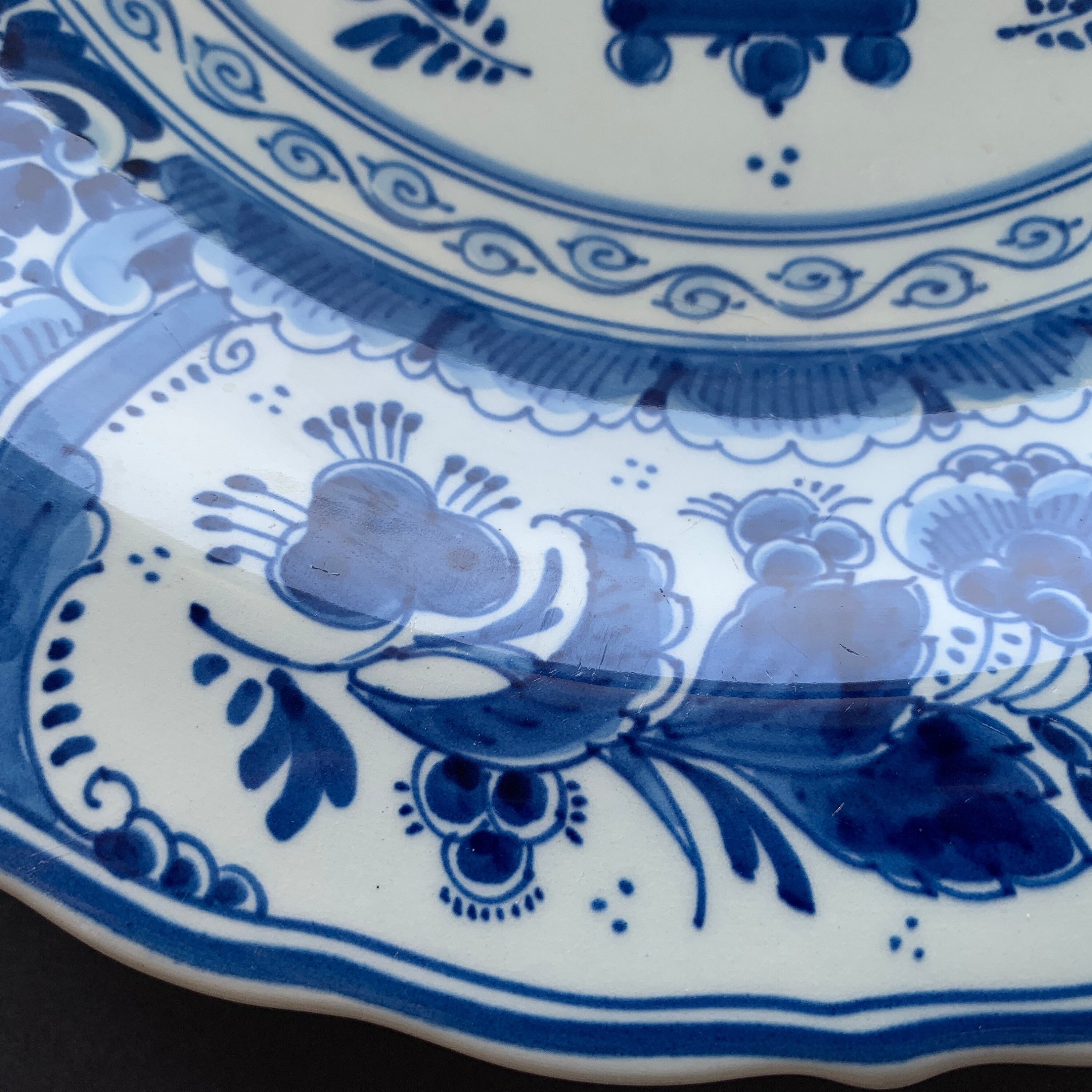 Royal Delft Blue Handpainted Plate 1966 Collectible Delftware Authentic ...