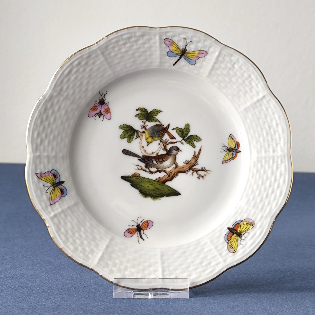 Herend Plate Rothschild Bird - Handpainted Herend Hungary Fine China ...